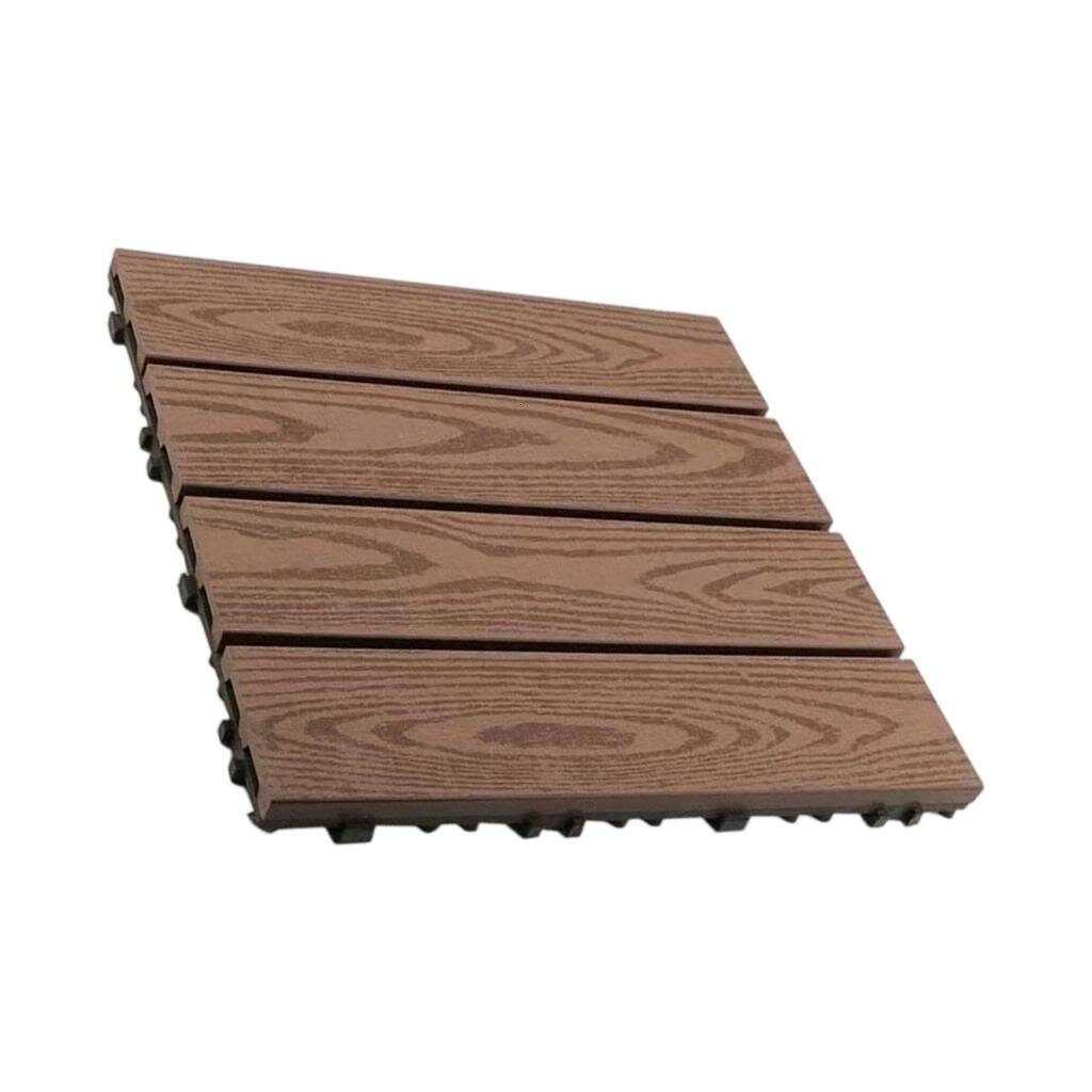 1 кусок пластиковой доски для самостоятельного мощения террасы деревянно-пластиковый пол балкона наружная антикоррозийная доска для сращивания древесины внутренний двор садовый пол-древесина светло-кофейного цвета