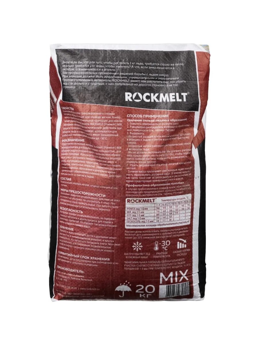 Противогололёдный реагент для безопасных зимних дорог