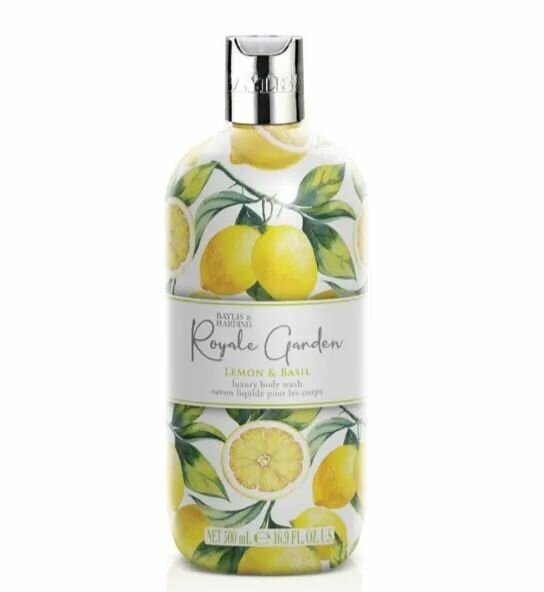 Baylis & Harding - Royale Garden Lemon & Basil Body Wash Гель для душа 500 мл