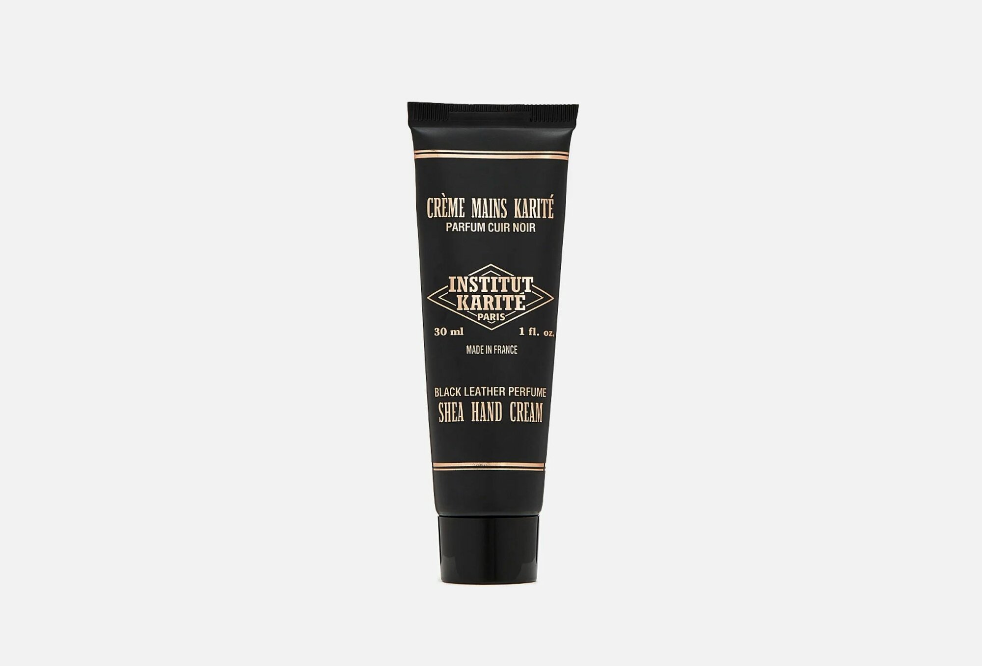 Institut Karite - Shea Hand Cream Black Leather Крем для рук с нотами жасмина, ванили и кожи 30 мл