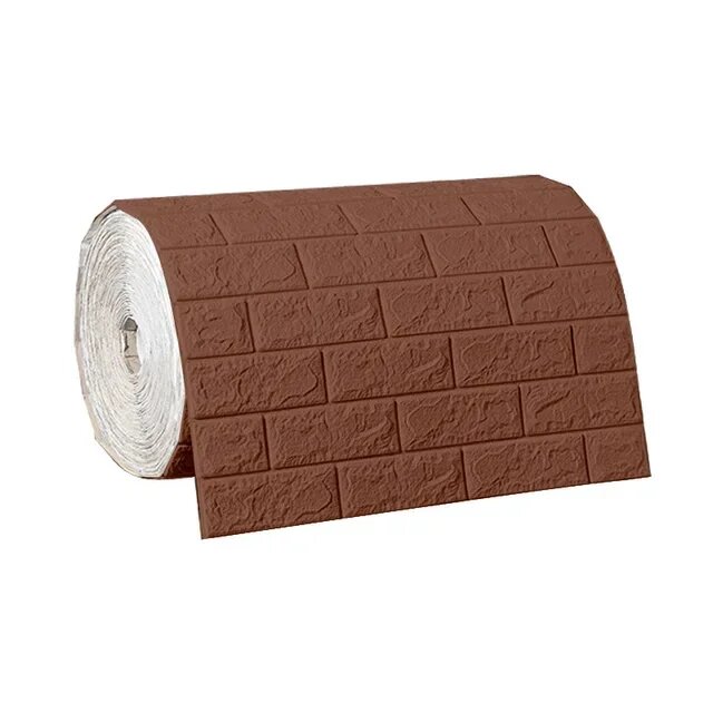 3D виниловые обои на стену 70х5/10 м Brown, 70cmX5m