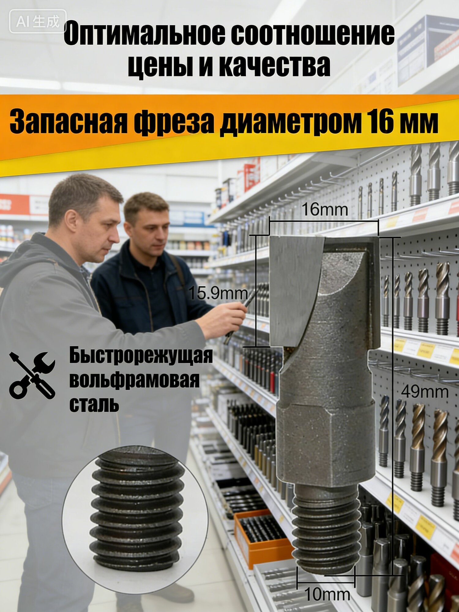 Запасная фреза для врезки дверных замков 16 мм, режущий инструмент для кондуктора и ручного фрезера, precise паз под корпус замка