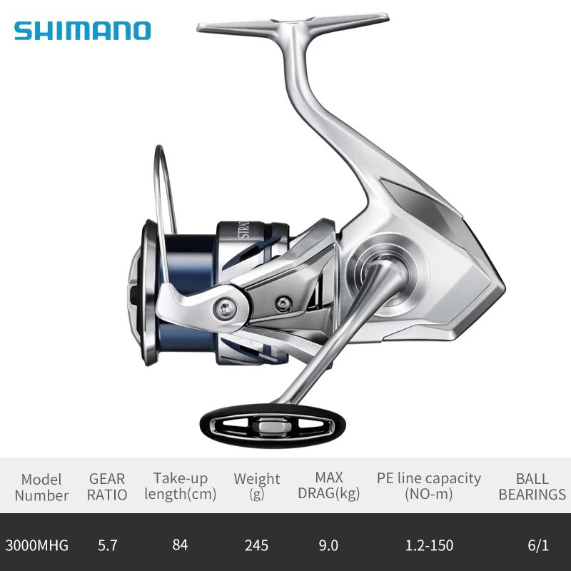 Спиннинговая катушка SHIMANO STRADIC 2023 3000MHG