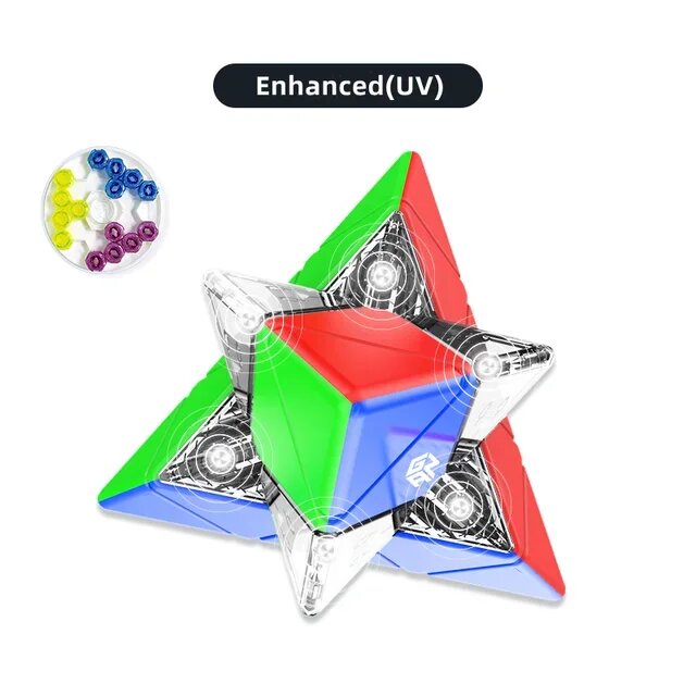 GAN Pyraminx Магнитная Головоломка, Enhanced (UV Coated)