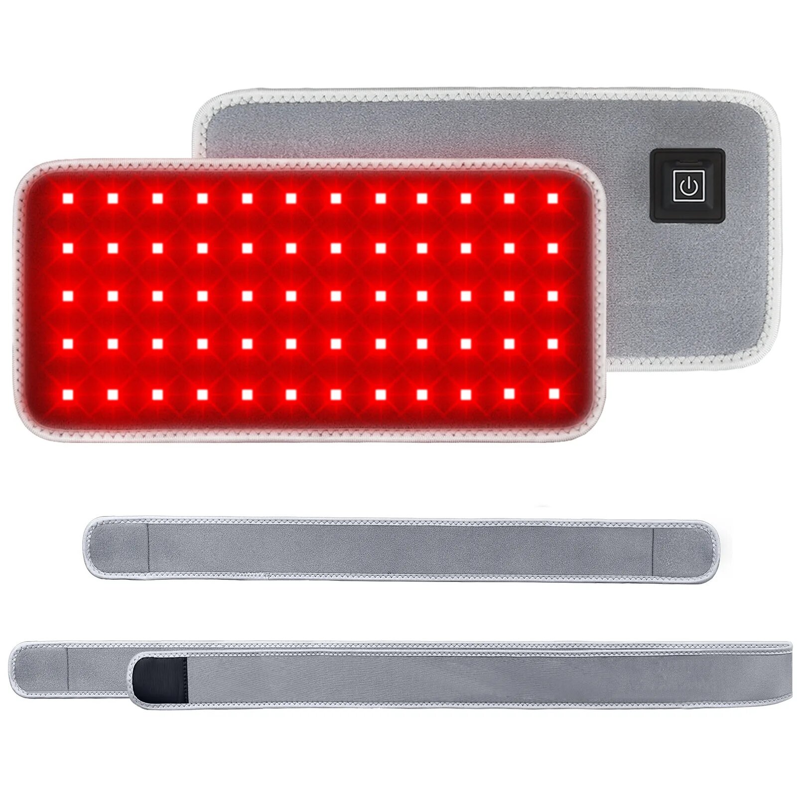 Vilnason LED пояс для светотерапии 660нм и 850нм Grey NO box