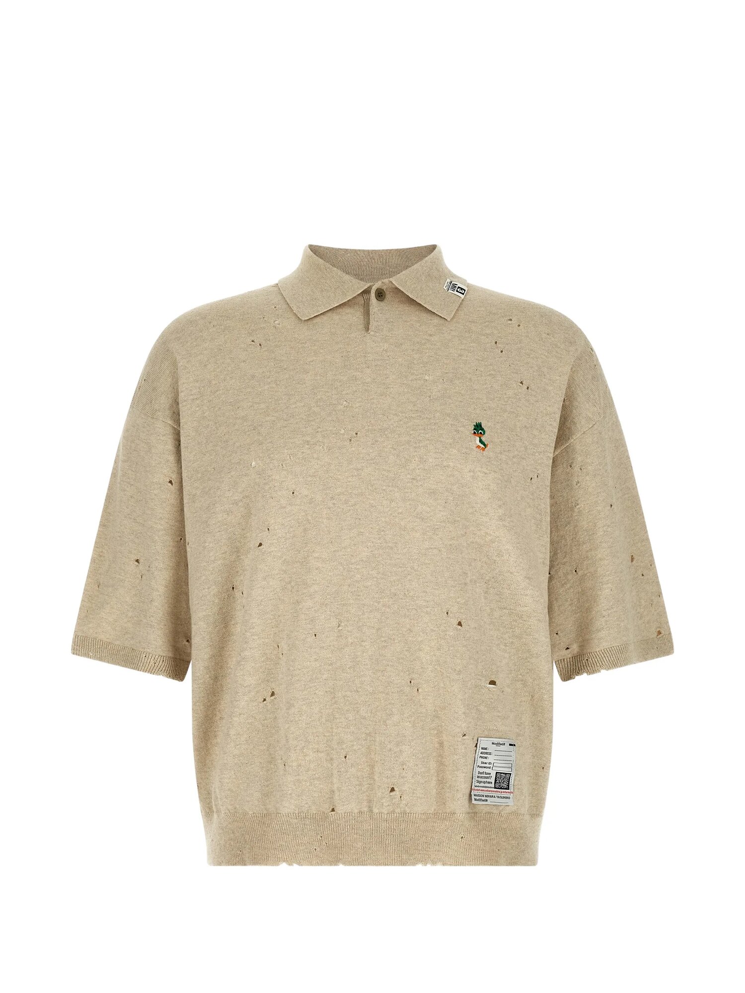 Рубашка Logo-embroidered polo shirt