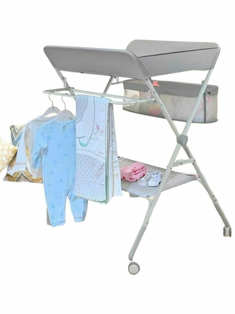 Складной пеленальный столик для детей Defole серый 63*74*103cmZQX
