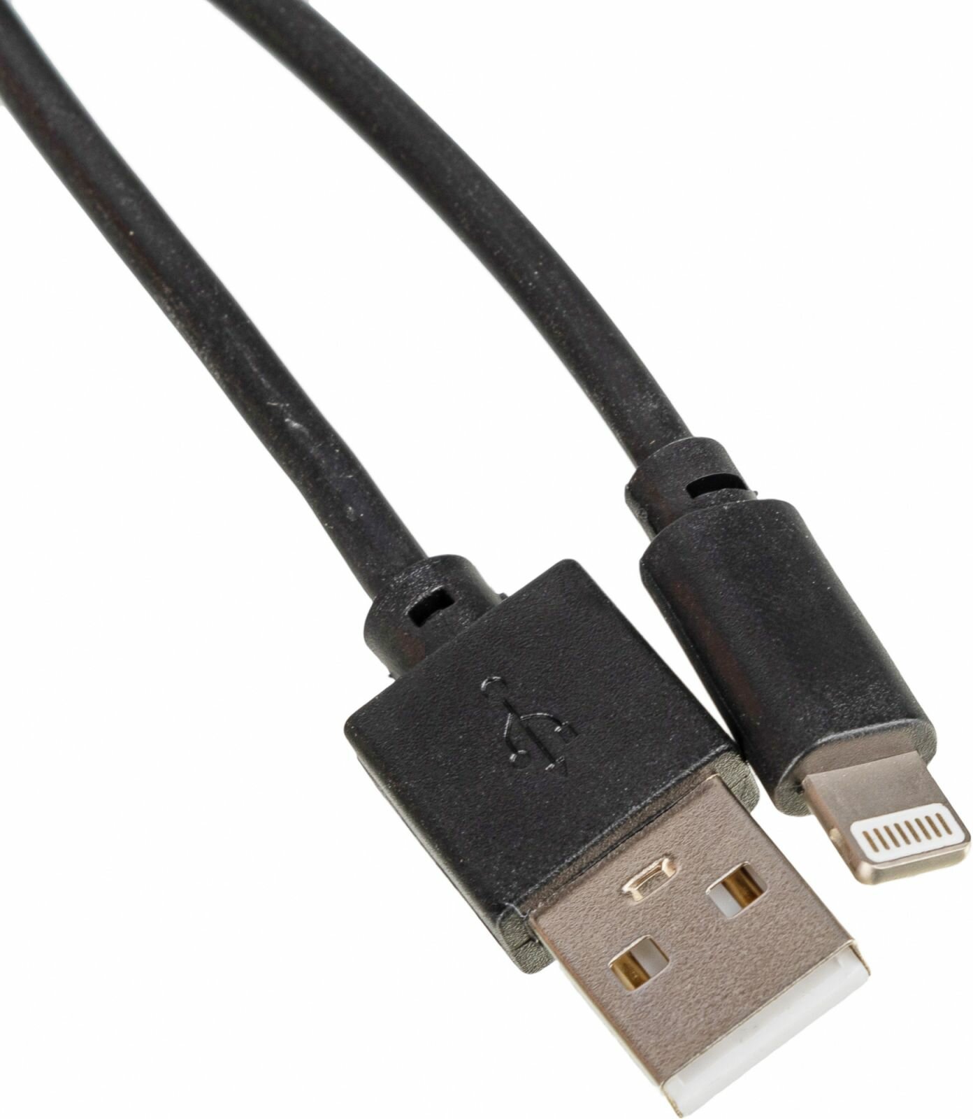 Кабель USB m-Lightning m, 2 м, черный — фото 1