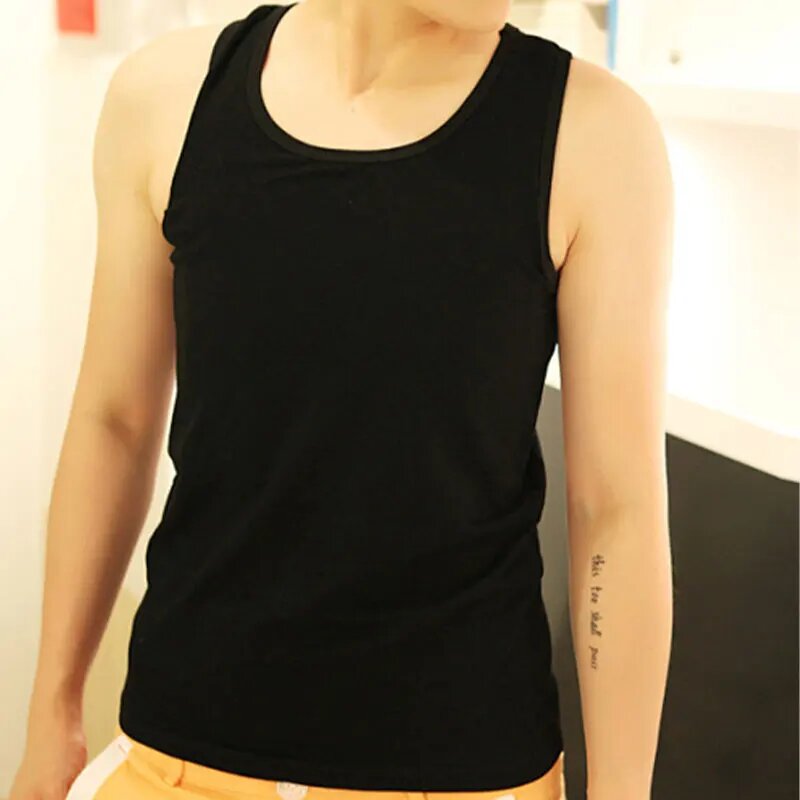 Женские длинные майки Tomboy из хлопка Черный, XXL, 1