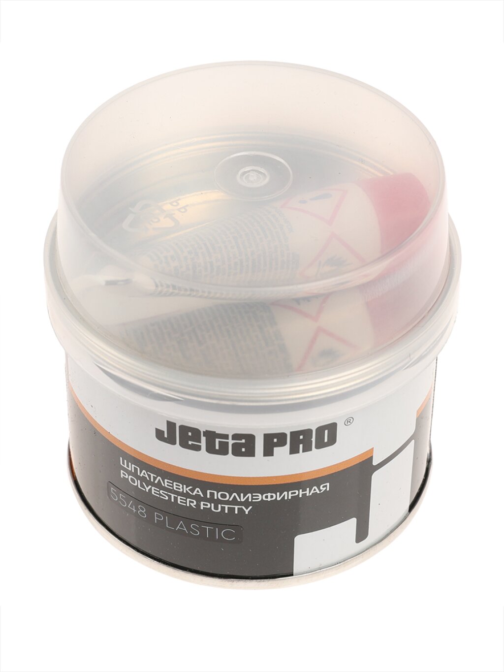 Шпатлевка "JETAPRO" Plastic (0.25 кг) для пластика (комплект + отвердитель 0.008 кг)