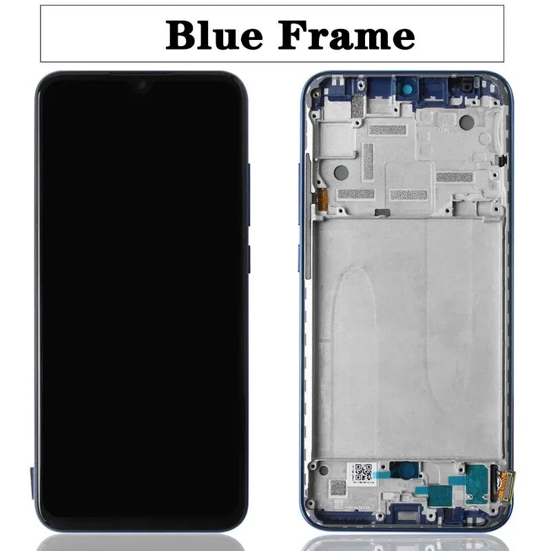 6,01-дюймовый Super AMOLED дисплей с рамкой для Xiaomi Mi A3, Xiaomi CC9e, M1906F9SH, M1906F9SI, сенсорный экран, панель управления, синий.