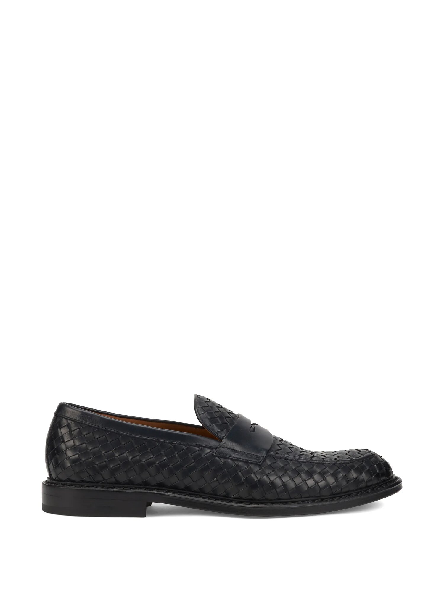 Лоферы Woven penny loafers