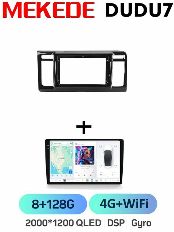 Магнитола 9" Mekede DUDU7 8/128 Gb для Honda N-WGN 2013-2019 carpay Android