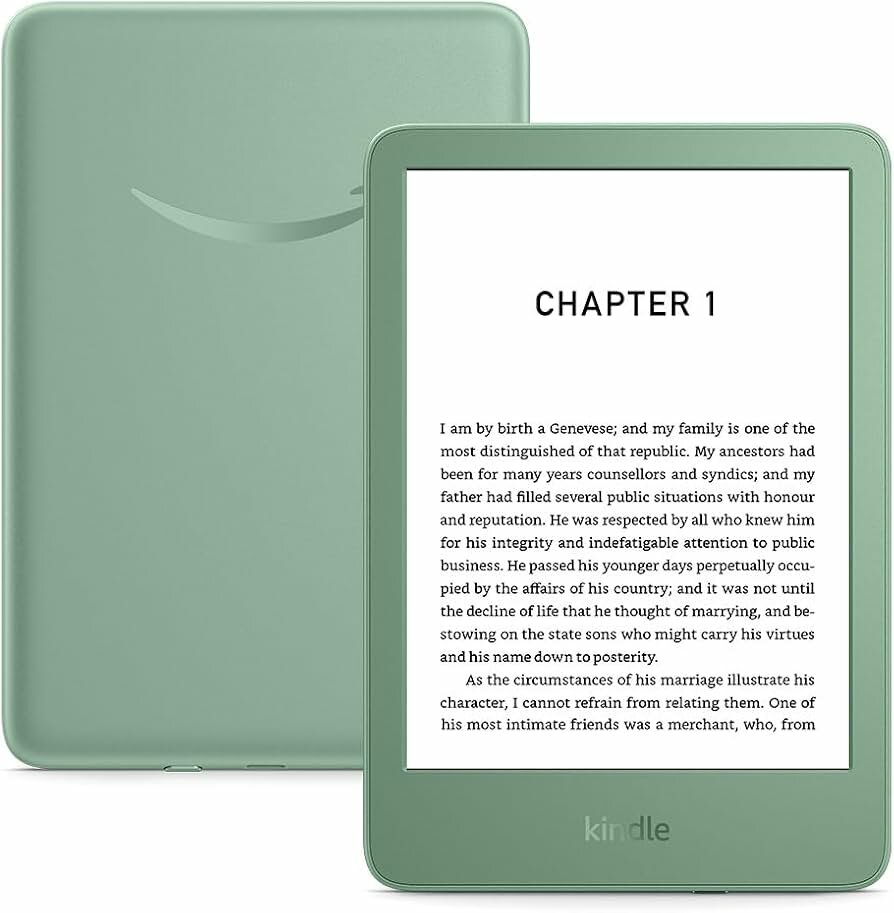 Электронная книга Amazon Kindle 11th 2024 (11th gen) 16 ГБ зеленый