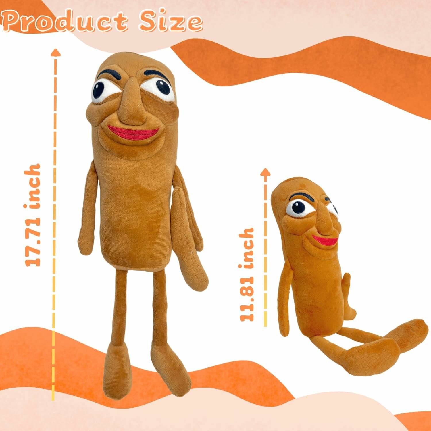 Мягкая игрушка Акула с Бананом и Обезьяной Подарок на День Рождения