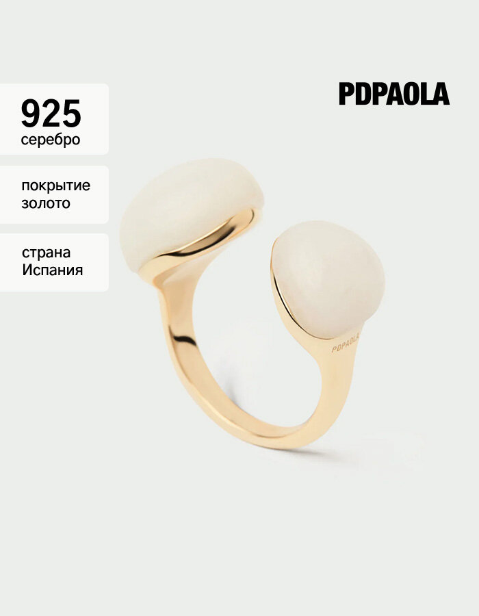 Кольцо, серебро, 925 проба, кварц