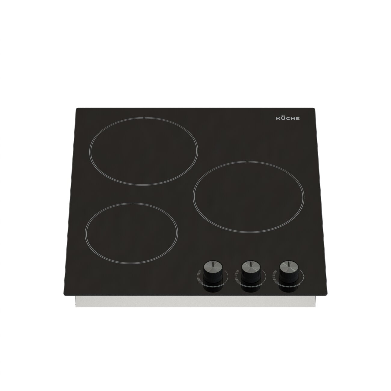 Варочная панель электрическая KUCHE CMB 4301 B ECO встраиваемая черная независимая