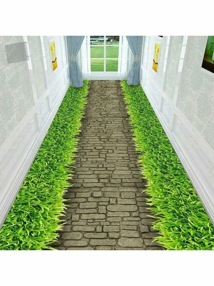 Ковер 40x60 см3D ковер домашняя гостиная спальня нескользящий дверной коврик — фото 1