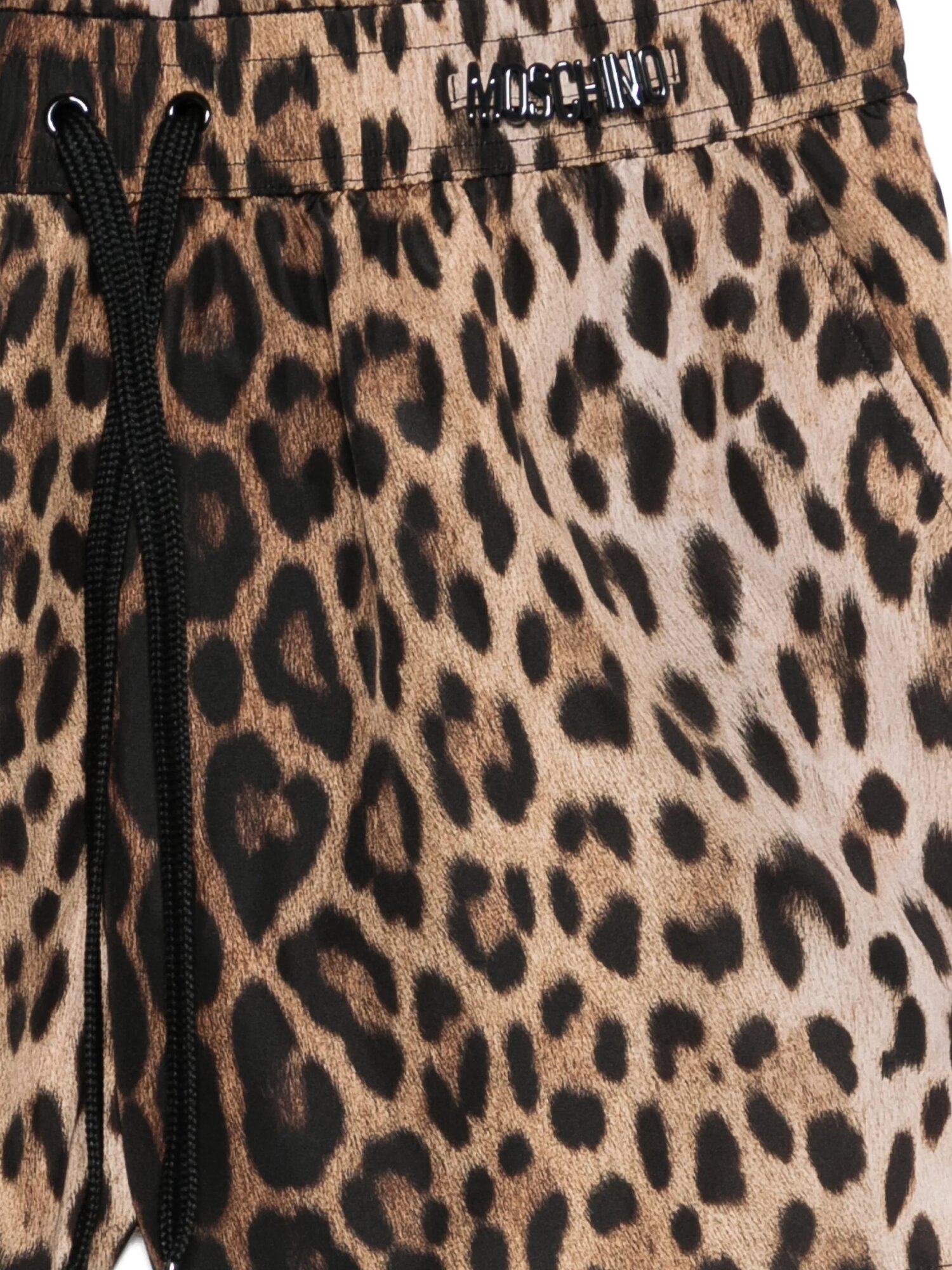 Шорты для плавания MOSCHINO Leopard-print swim shorts, размер L, разноцветный — фото 1