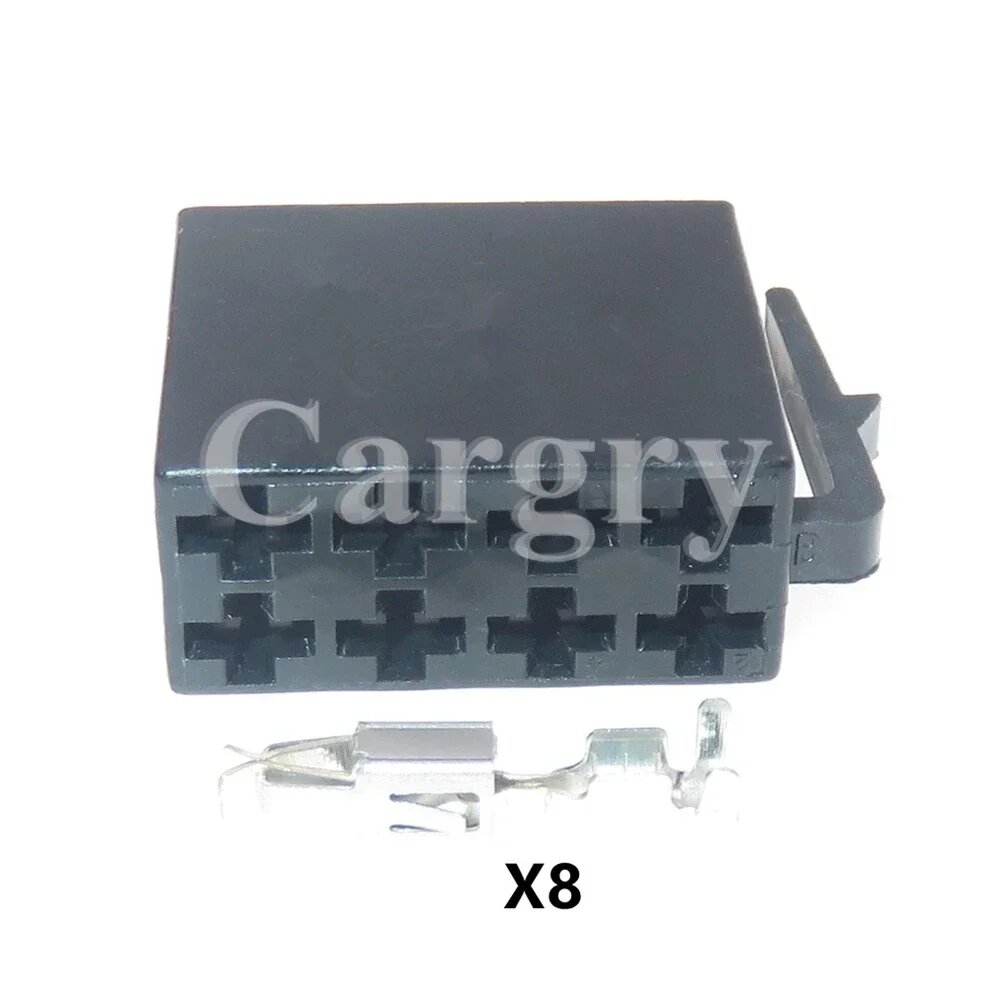 Комплект из 8 незапечатанных разъемов 10487 для автомобильной магнитолы, клеммная колодка, 1 Set
