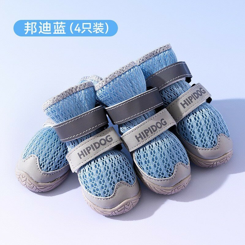 Дышащие, нескользящие сетчатые ботинки для собак больших пород, золотистых ретриверов, маленьких и средних собак, бишон фризе, для весны/лета. Размер 8 (рекомендуется для веса 85-100 фунтов)