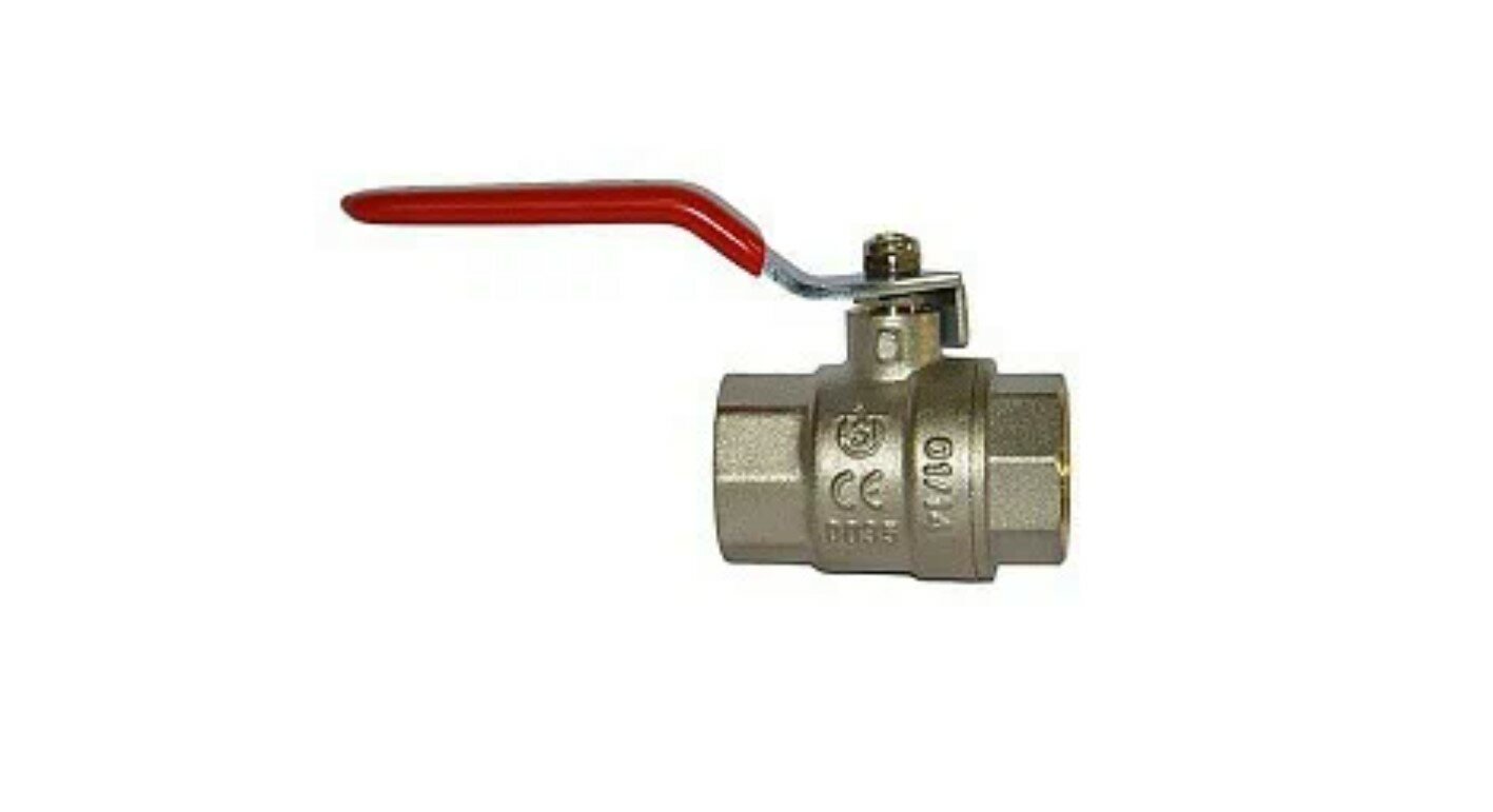 Кран шаровой 1-1/4 дюйма TST 305 полнопроходной латунный вн-нар рукоятка ремонтопригодный Ру 25