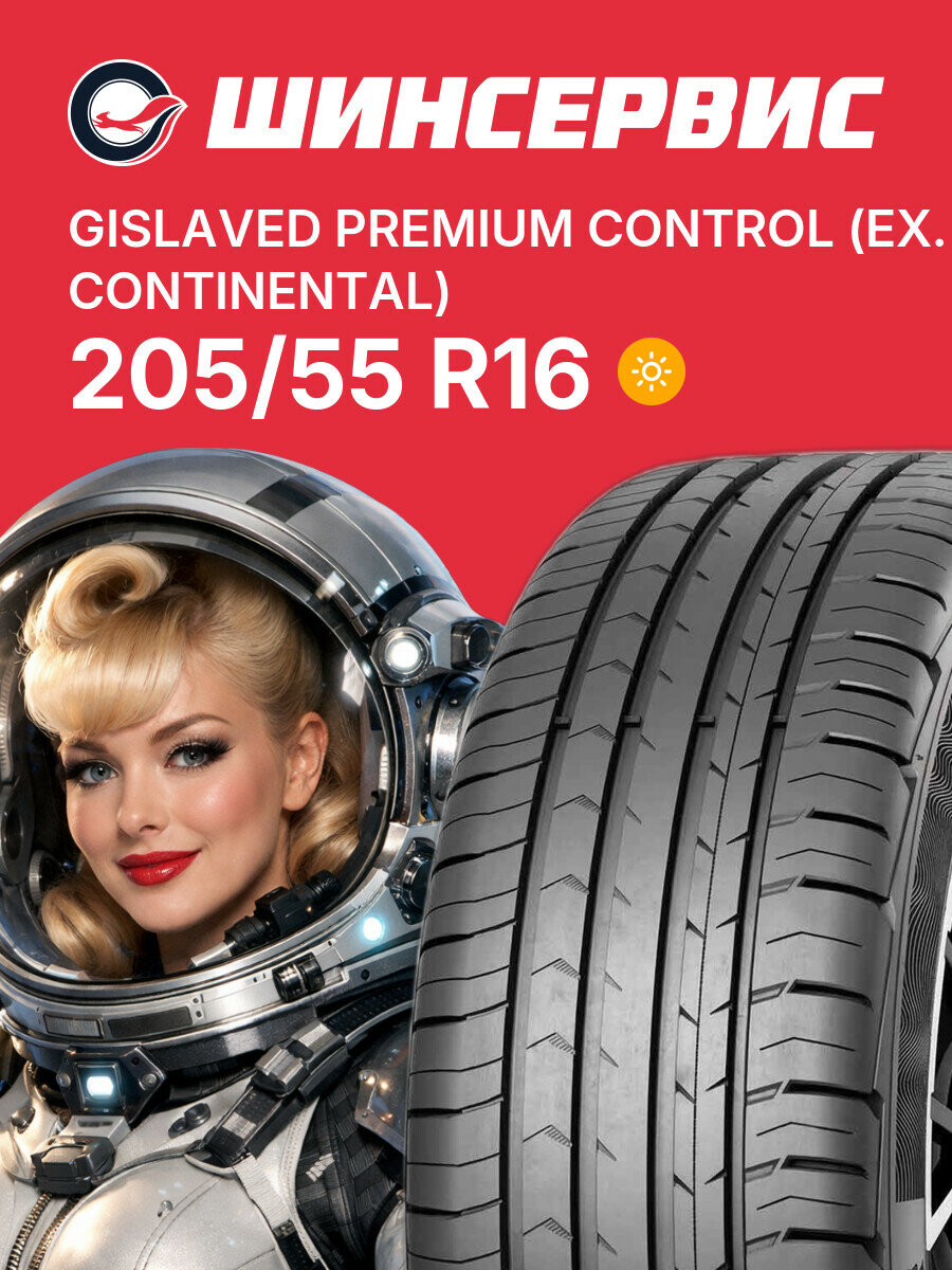 Летняя шина Gislaved PremiumControl 205/55 R16 91H