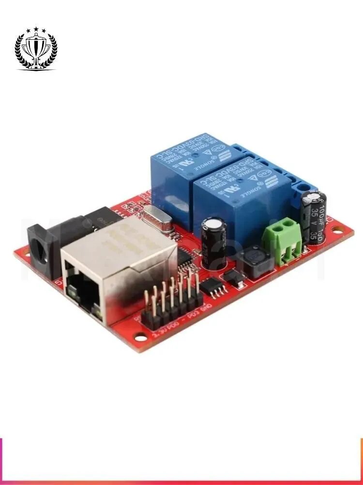 GM LAN Двухсторонняя релейная плата Ethernet Переключатель задержки Модуль контроллера /UDP Веб-сервер