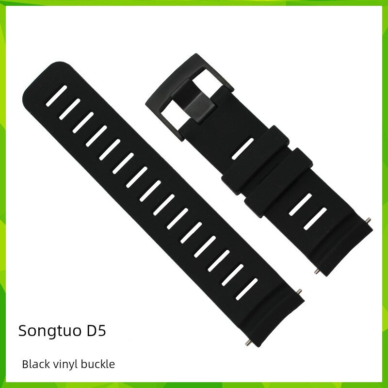 Спортивные часы Suunto D5 Spartan Expedition с черным резиновым ремешком и черной пряжкой для приключений