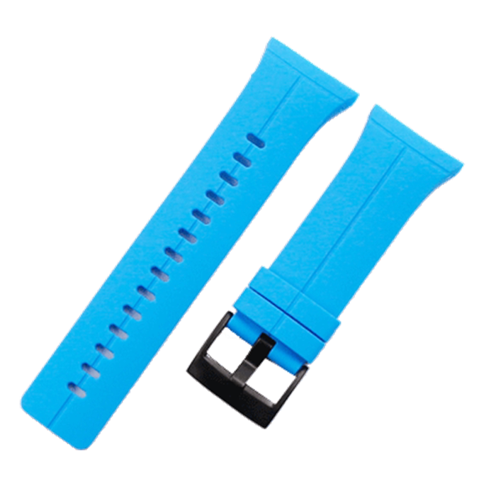 SUUNTO SPARTAN ULTRA Синий силиконовый ремешок для часов с чёрной пряжкой (Не оригинальный)