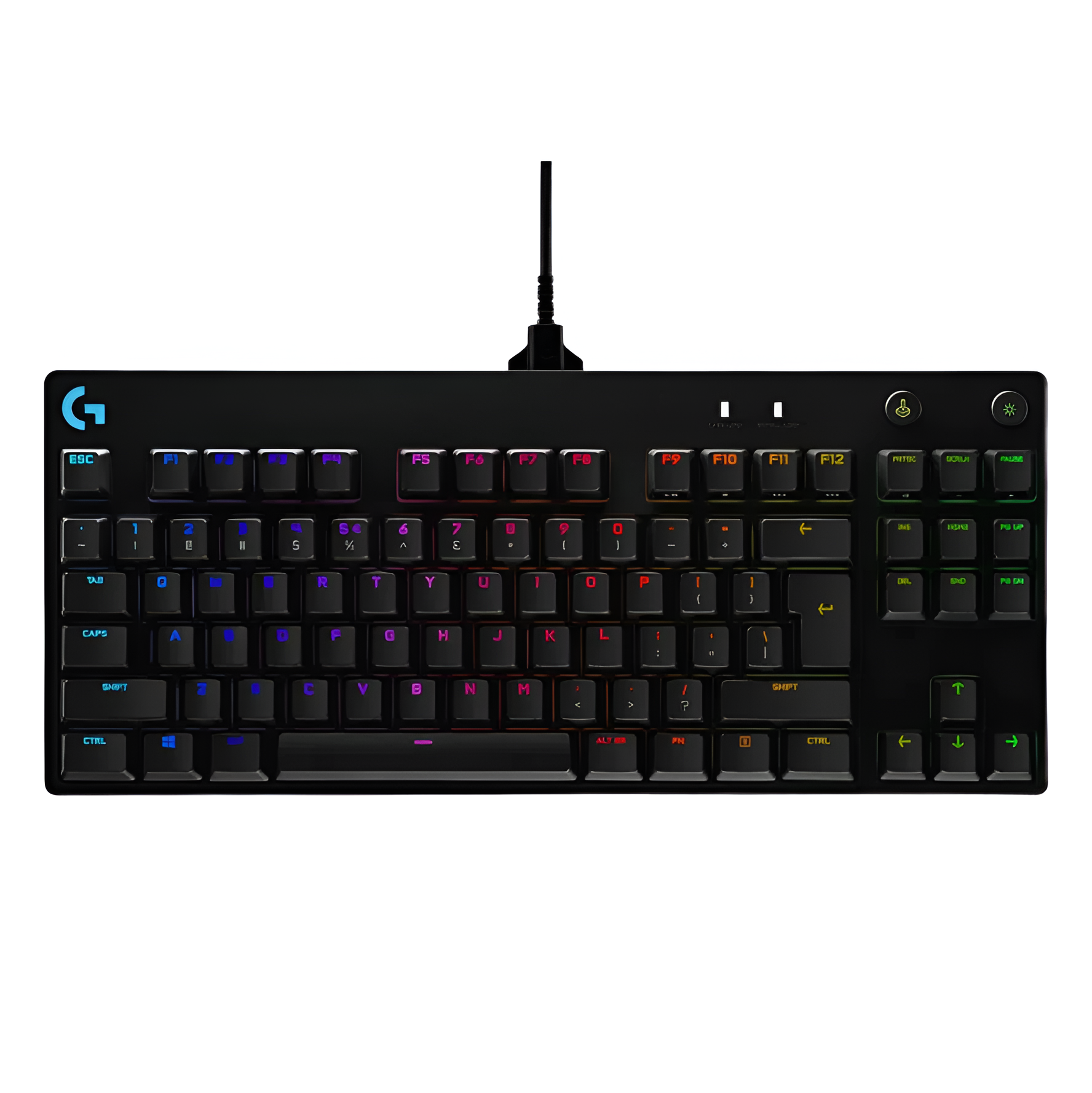 Клавиатура Logitech "G PRO", проводная, механическая, черная
