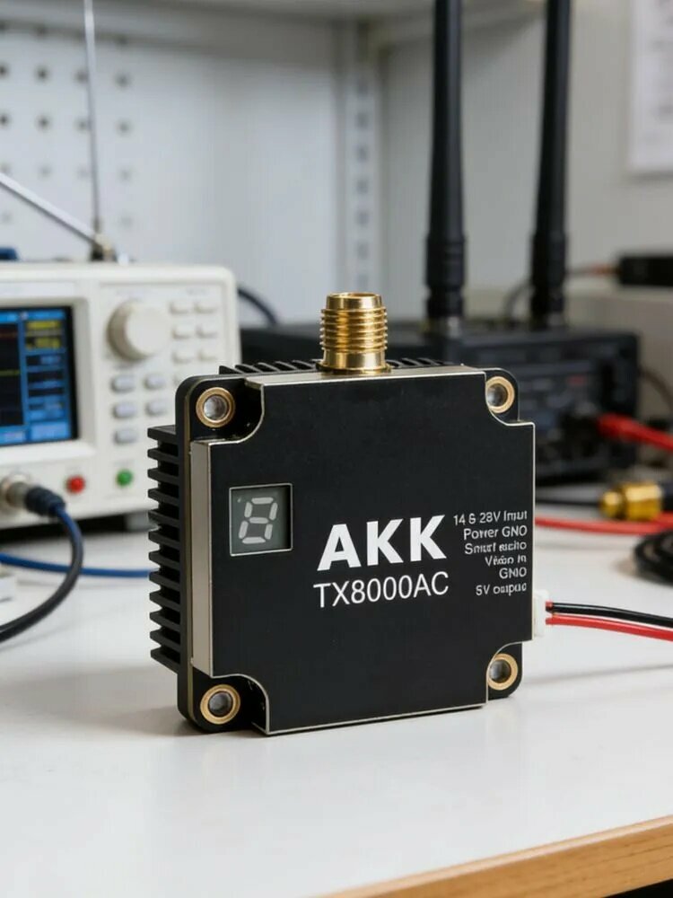 AKK 96CH 8W 5.8G Передатчик с ультрадлинным радиусом действия