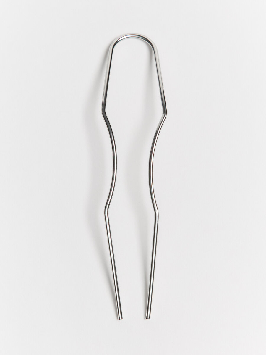 Заколка-шпилька Befree BF2625361041, женская, двойная, серебристая