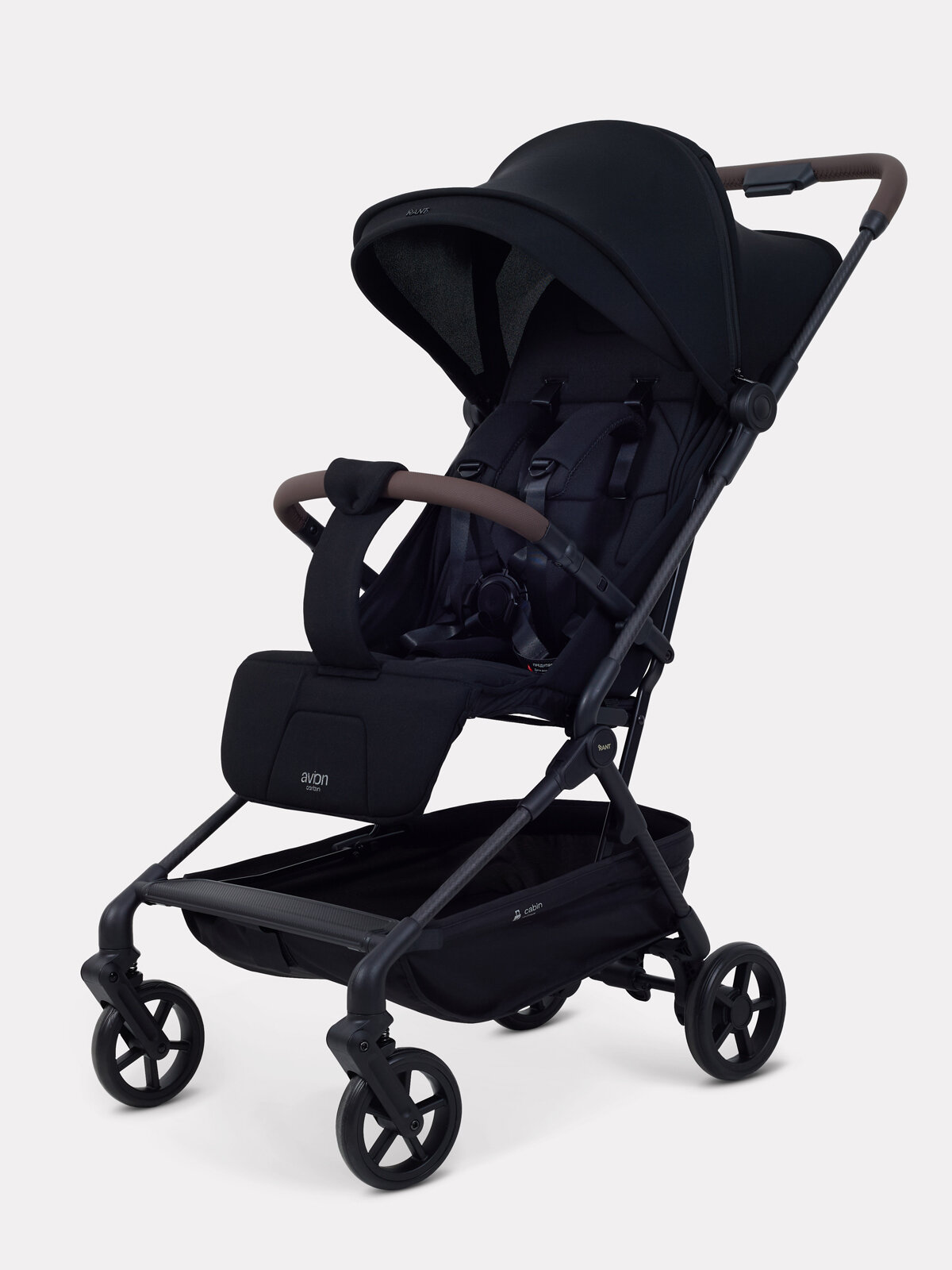 Коляска детская прогулочная для путешествий Rant AVION carbon RA407 Black