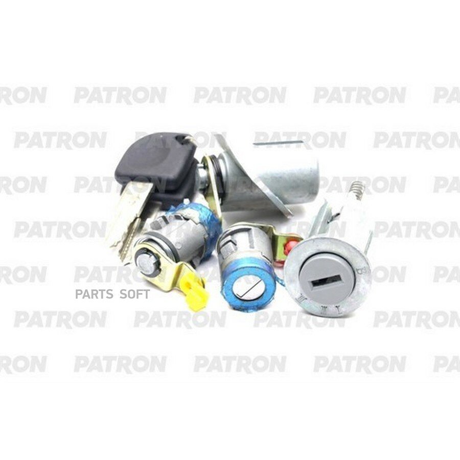 PATRON P40-1001 Сердцевина замка двери (полный к-т) DAEWOO Matiz \ CHEVROLET Spark