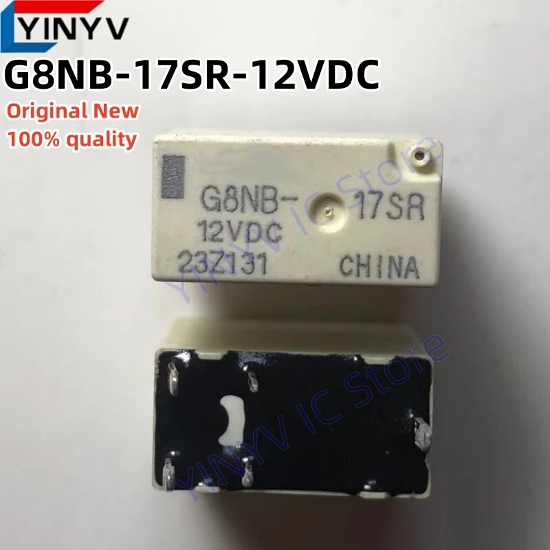 5 шт. автореле RONGXINYUAN G8NB-17SR 12VDC DIP5