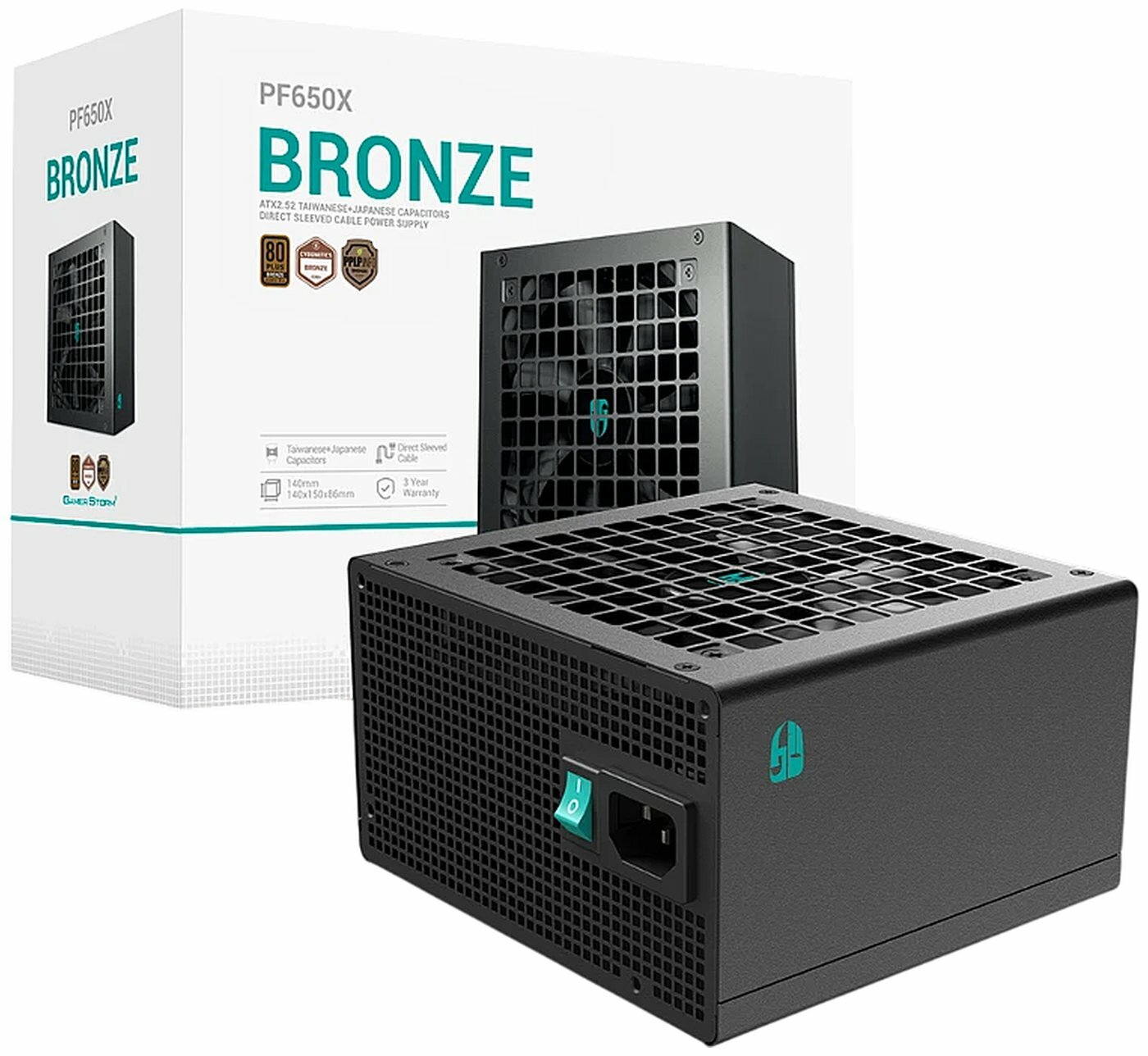 Блок питания Deepcool GAMERSTORM PF650X 650W 80+ BRONZE
