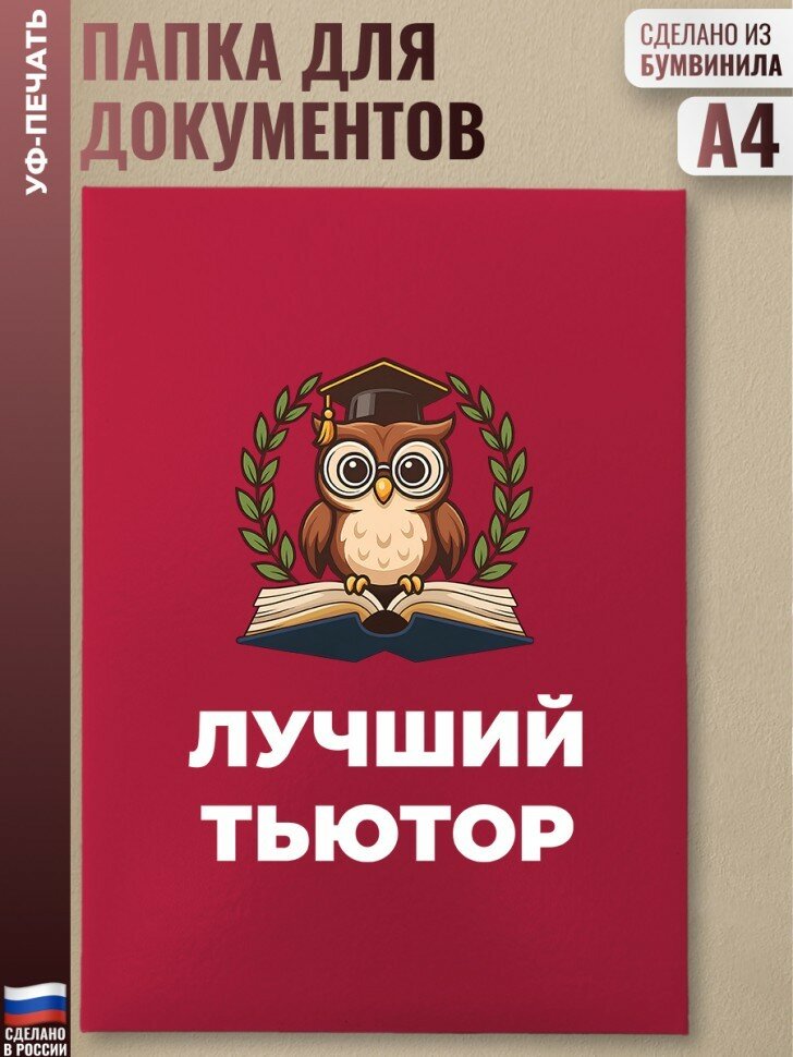 Красная папка "Лучший тьютор"