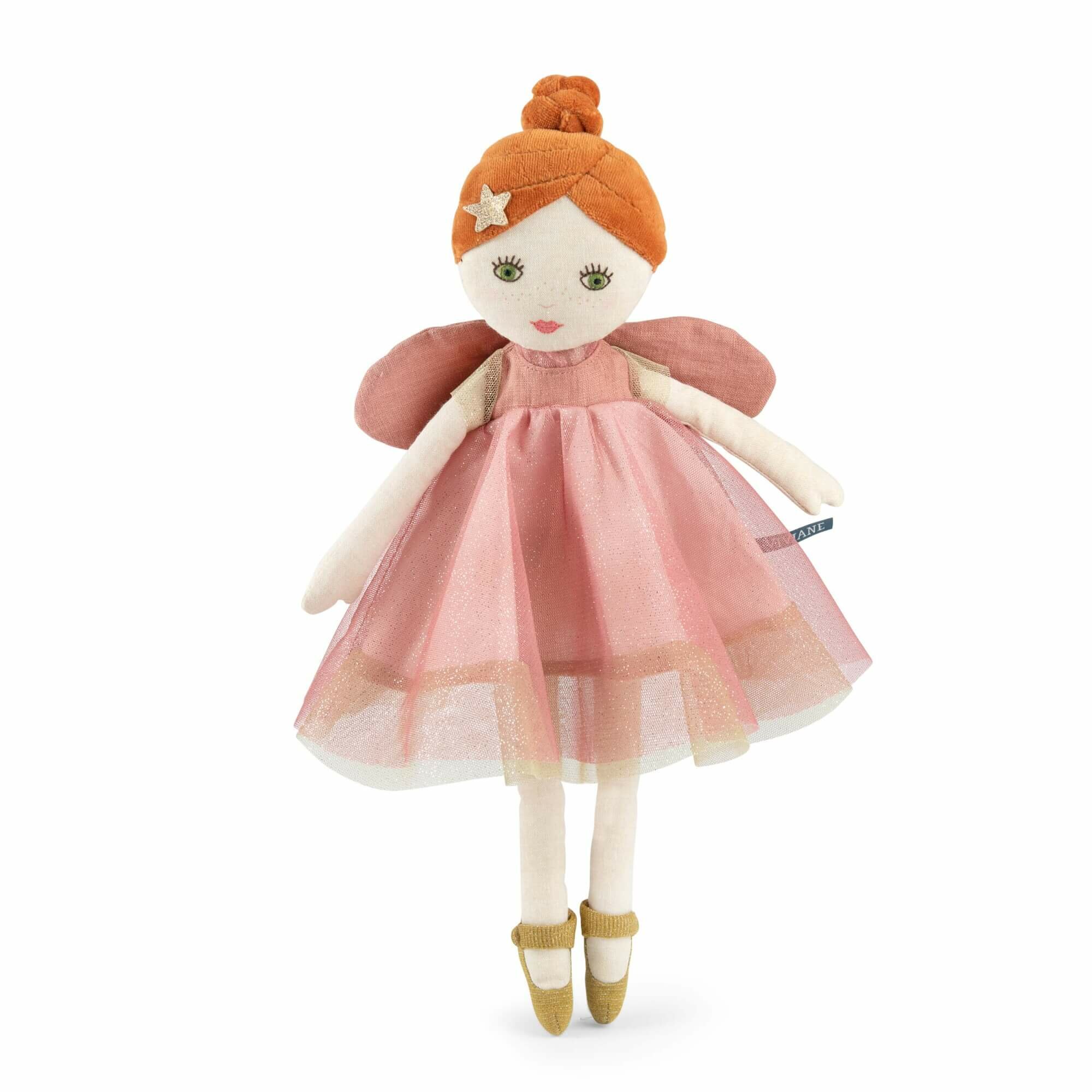 Кукла Moulin Roty - Мягкая кукла-фея Вивиан, светло-розовая, 39 см - 44599