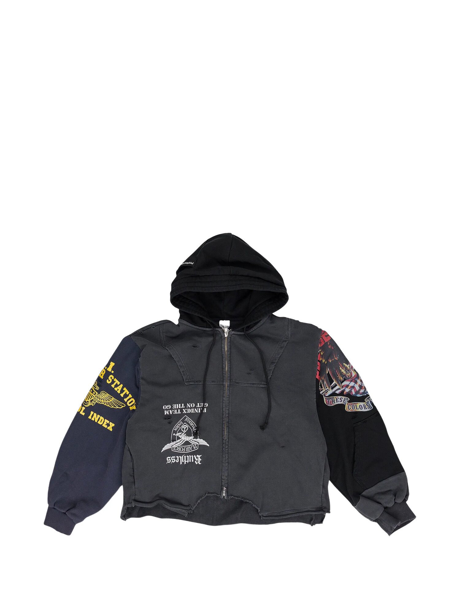 Худи Upside Down zip-fastening hoodie