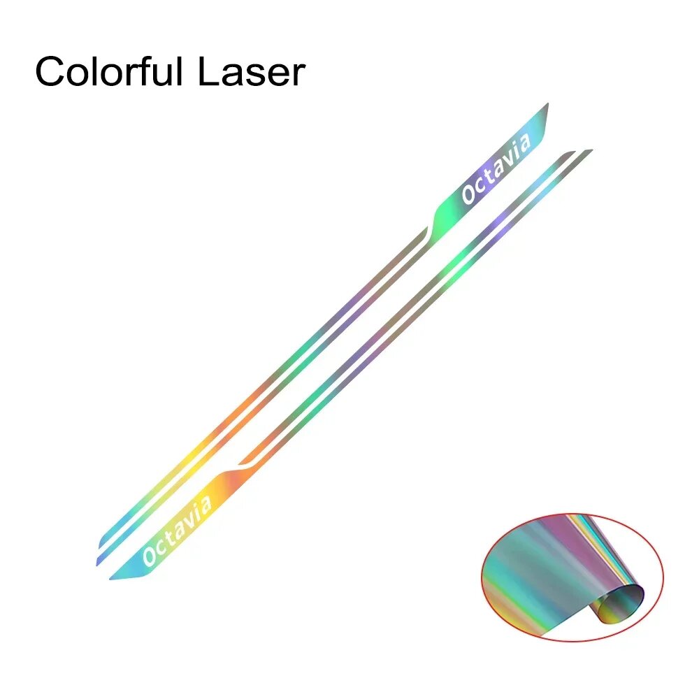Наклейка Colorful Laser Skoda Octavia, 165x6.2cm