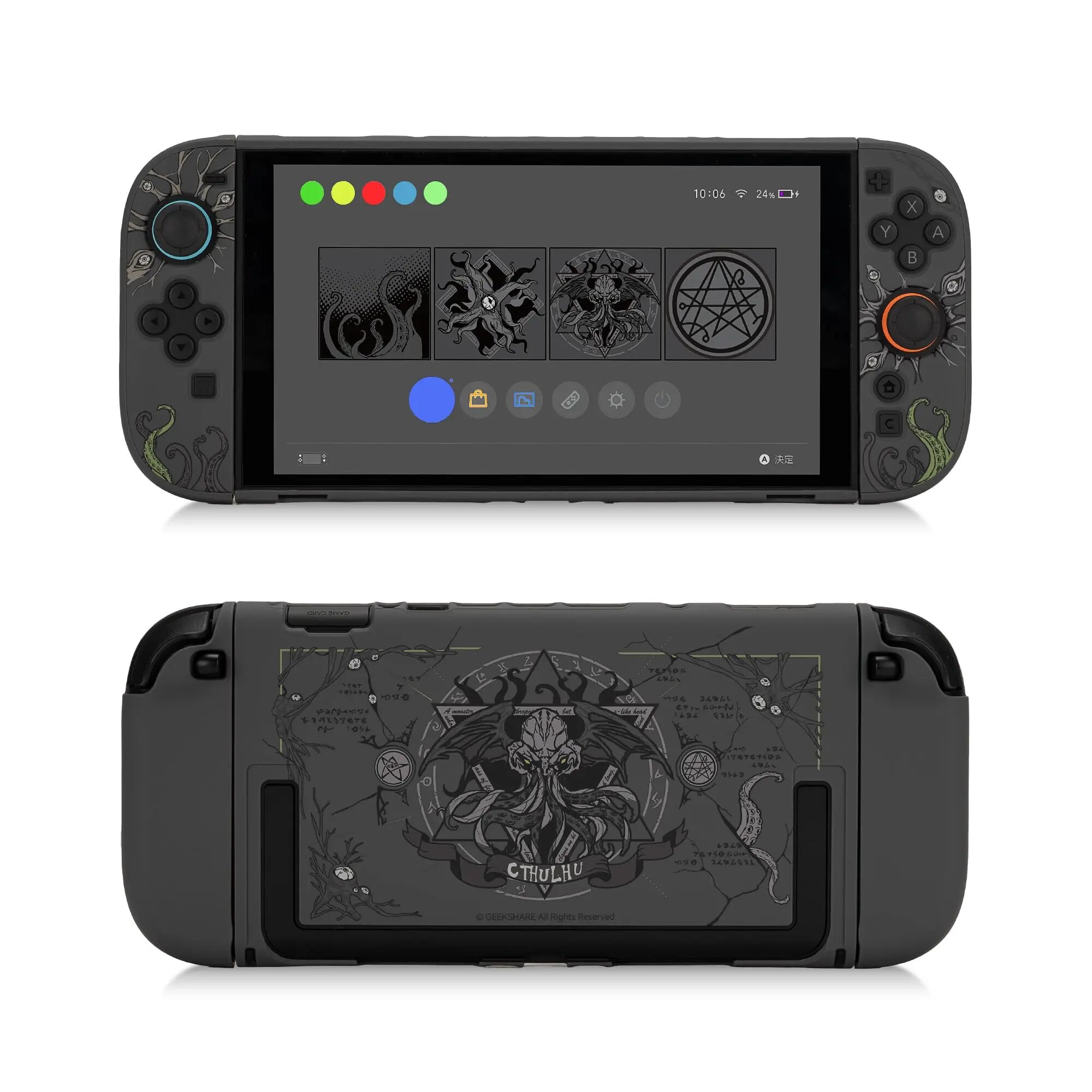 Защитный чехол GeekShare Slim для Nintendo Switch 2 CTHULHU