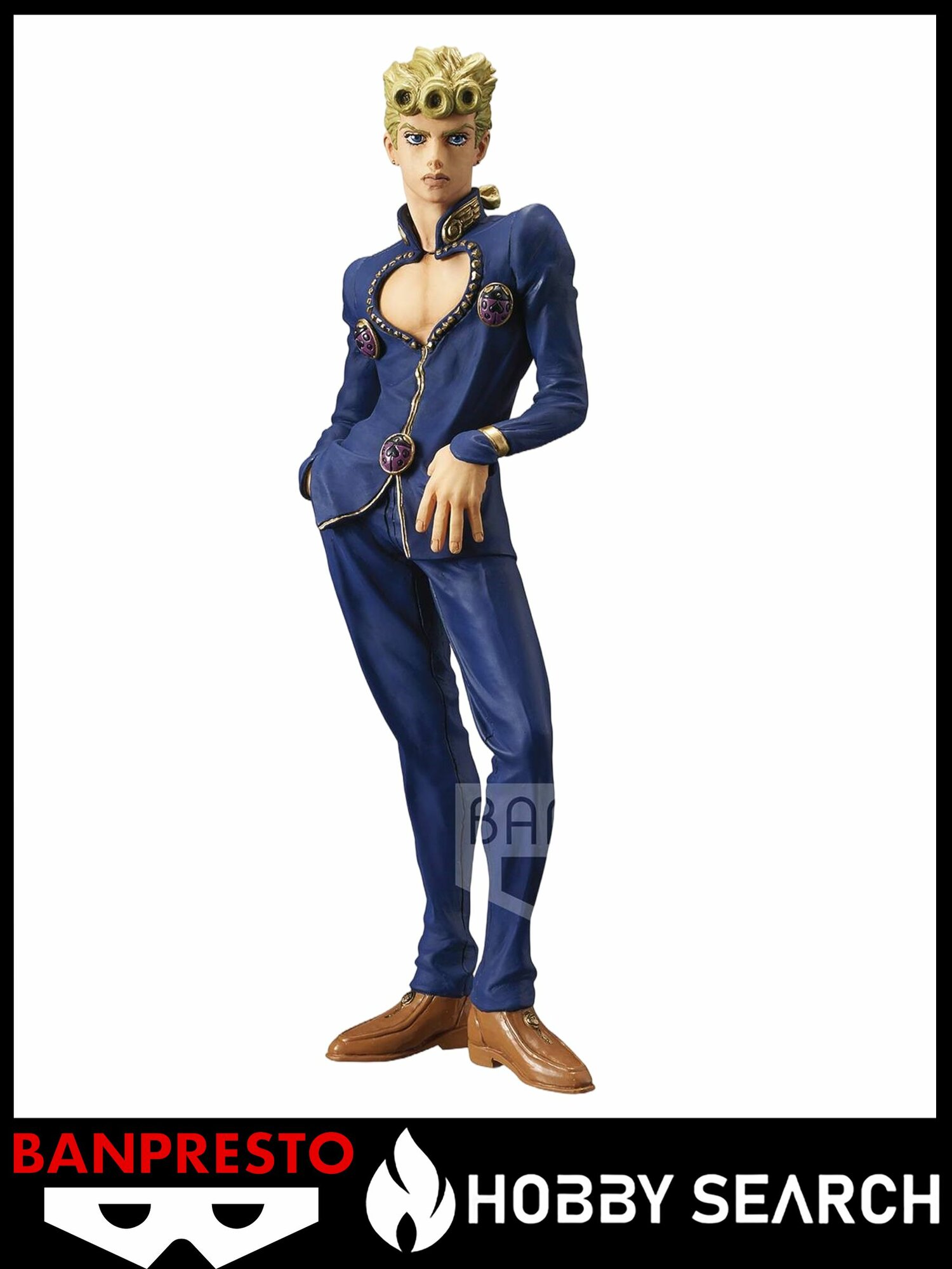 Фигурка Невероятные приключения ДжоДжо Джорно Джованна Banpresto / JoJo's Bizarre Adventure Giorno Giovanna Figure 20 см