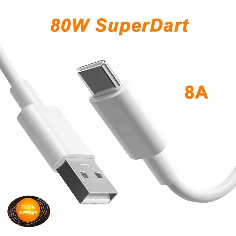 Кабель Realme 8A USB Type-C SuperDart, 1м — фото 1