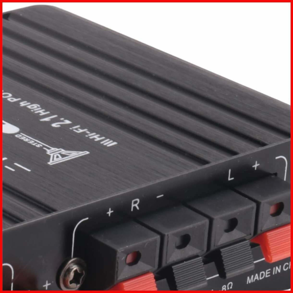 VCXJ)-838 HIFI усилитель 2,1-канальный автомобильный MP3 мини-AUX вход высокие и низкие частоты супер басов 20 Втx2 + 40 Вт