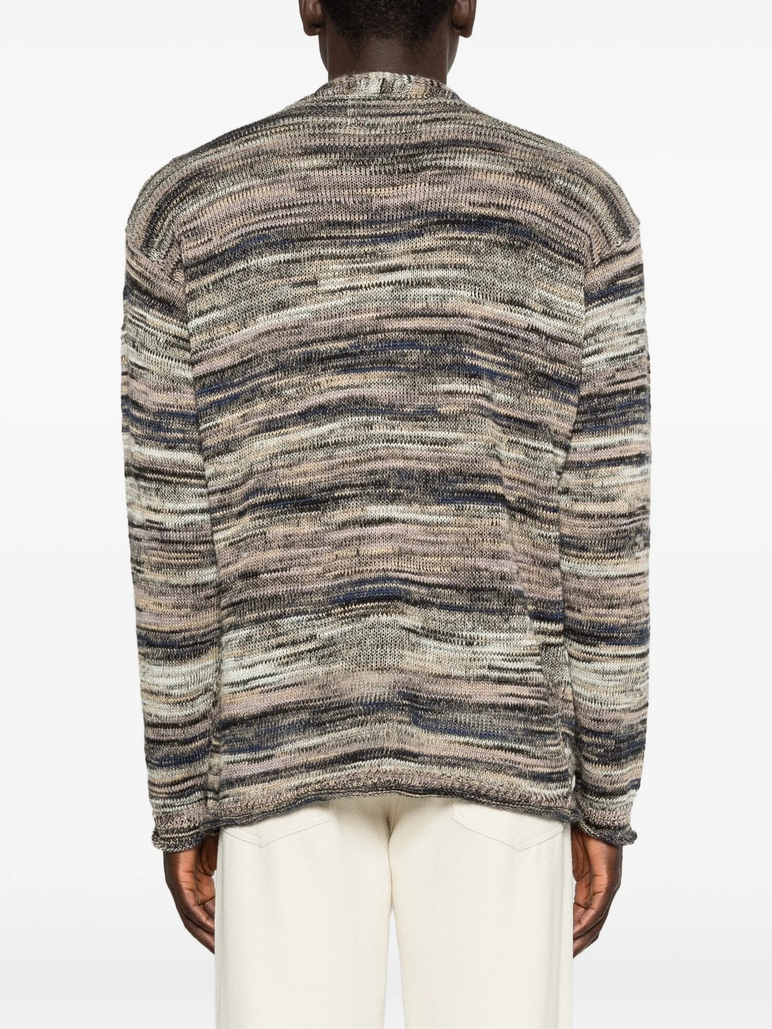 Кардиган Roberto Collina Striped cardigan, размер 52, разноцветный — фото 1