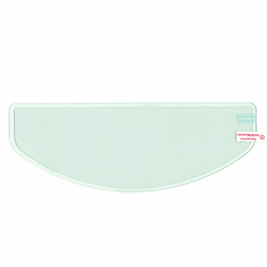 Противотуманная прозрачная пленка-патч для визора мотошлема, ок. 25x9 см — защита от запотевания и дождя для полных и открытых шлемов