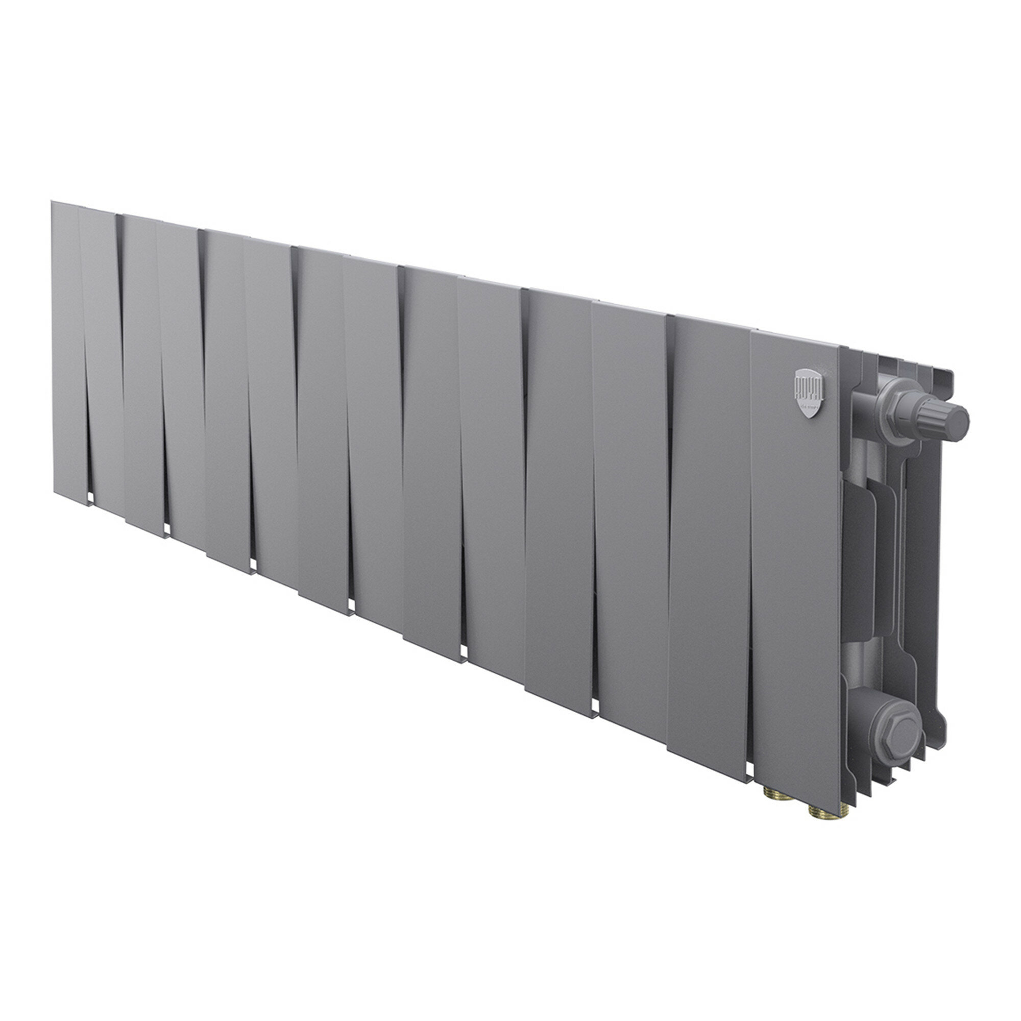 Радиатор биметаллический Royal Thermo PianoForte 200 Серебристый VR80- 14 секц.