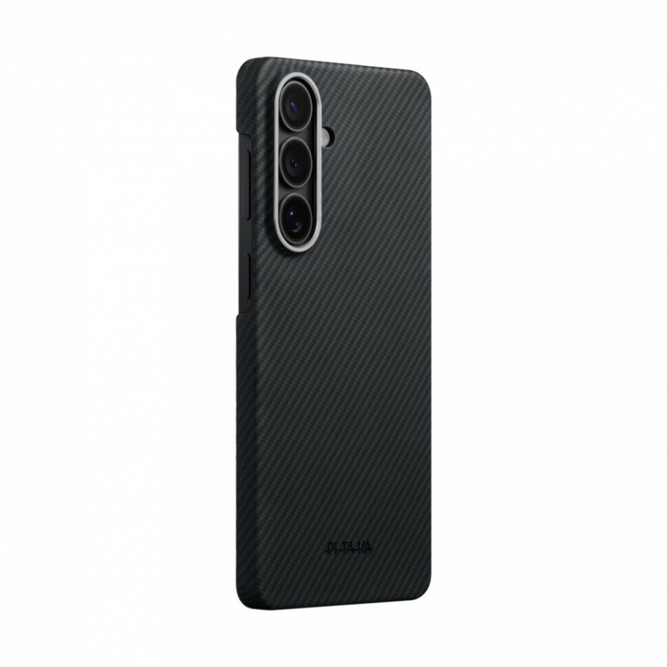 Чехол PITAKA Edge Case для Samsung Galaxy S26 Plus - черный 600D Black/Grey (Twill)