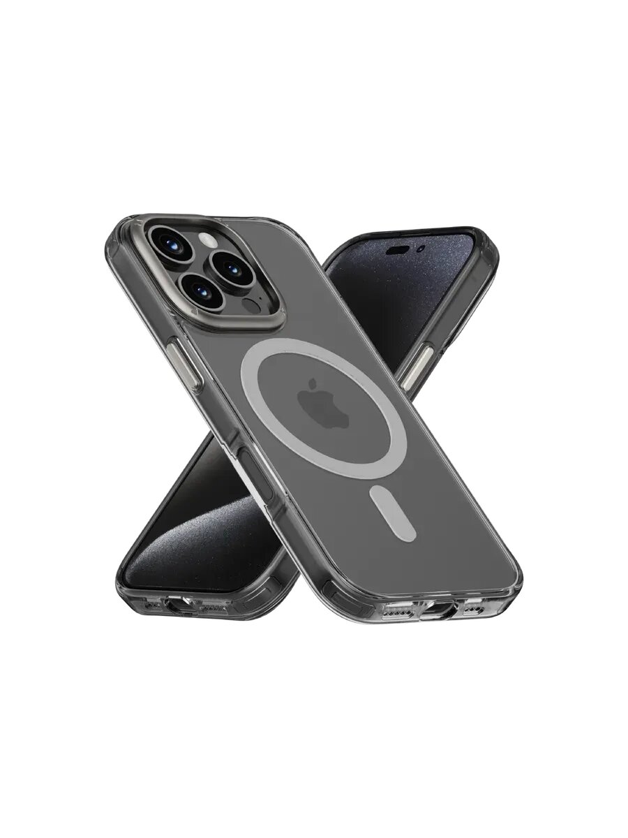 Чехол для iPhone 16 Pro Max 6.9" с защитой камеры, магнитный